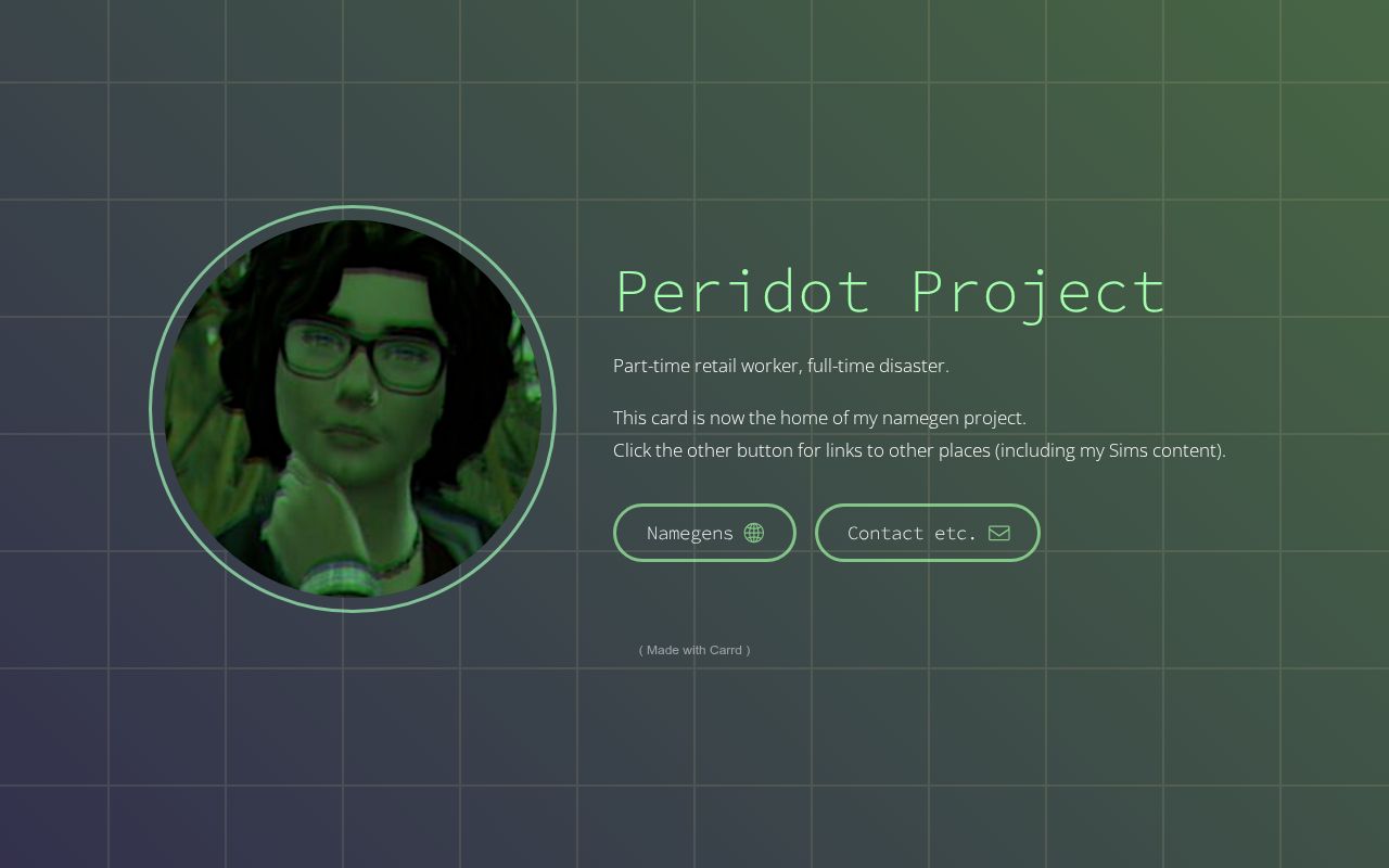 The Peridot Project